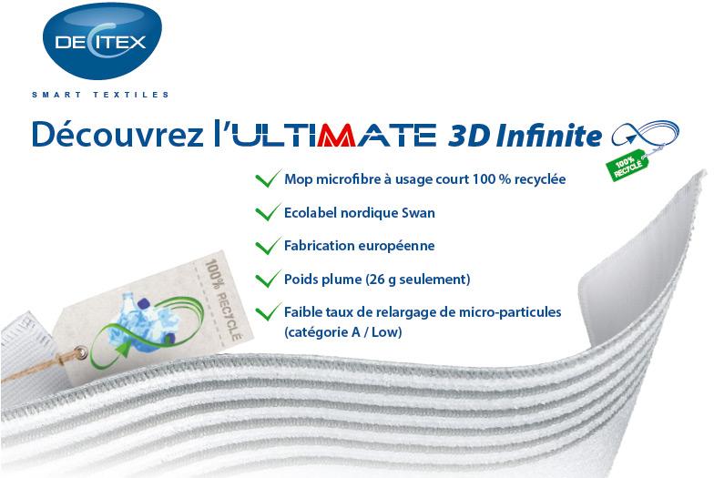 DECITEX présente sa mop microfibre 100% recyclée ! | Entretien Textile